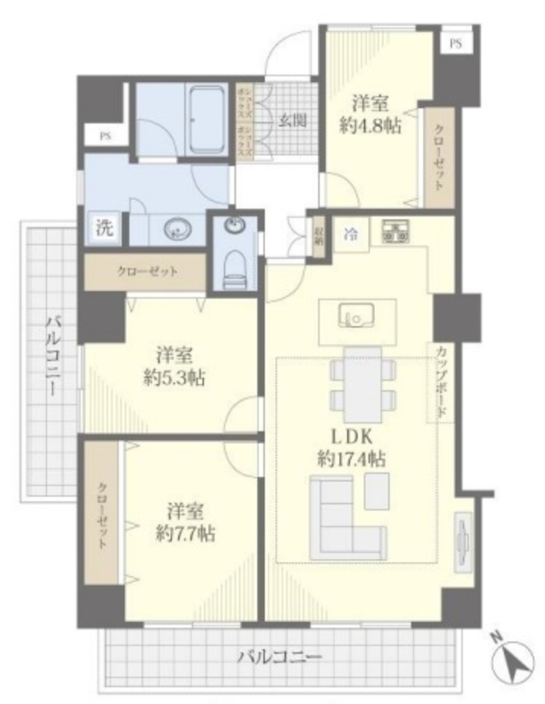 朝日九段マンション・6階 601 3LDK・東京都千代田区九段北1丁目・九段下駅 - TRENT｜総合不動産サイト