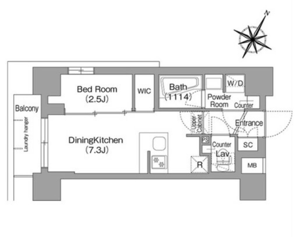 コンフォリアリヴ新中野サウス・2階 201 1DK・東京都中野区本町6丁目・新中野駅 - TRENT｜総合不動産サイト